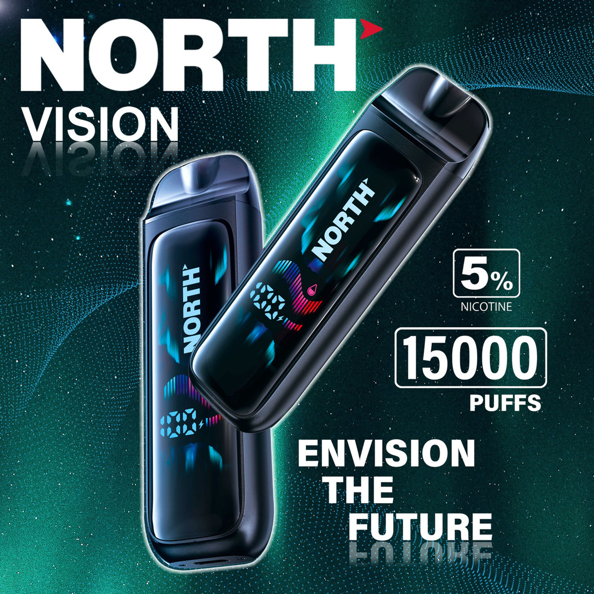 North Vision 15K Disposable – long Lasting Vape with 15,000 Puffs